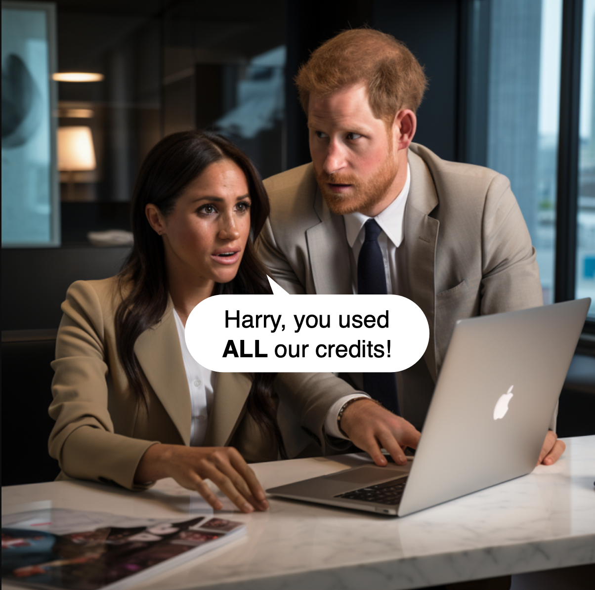 Harry and Megan Credits · SEO Art